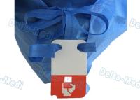 China Tie On Disposable Sterile Gowns , Disposable Operating Gowns Wood Pulp Spunlace Fabric for sale