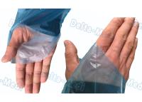 China Waterproof Medical Plastic Products CPE Surgical Gown / Isolation Gown With Thumb Loop Cuff for sale