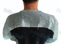 China Protective Medical Plastic Products Waterproof CPE Gown With Sleeves for sale