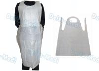 China Adult Medical Plastic Products Waterproof LDPE / HDPE Apron For Food Industry for sale