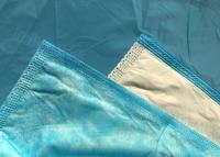 China Ultrasonic Seam Disposable Bed Sheets Blue Color With Good Skin Affinity,water proof,Examination usage for sale