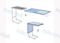 China Hospital Surgical Mayo Stand Cover Keep Mayo Stand Sterile With Absorbent Spunlace Reinforced for sale