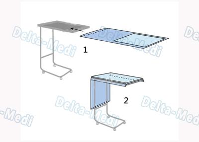 China Hospital Surgical Mayo Stand Cover Keep Mayo Stand Sterile With Absorbent Spunlace Reinforced for sale