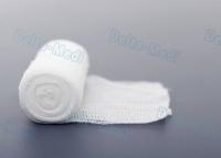 China 100% Cotton Absorbent Sterile Gauze Sponges Roll White Color For Wound Fixation for sale