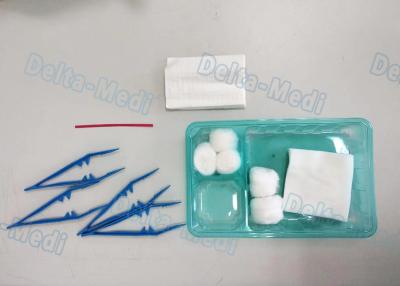 China Delta Disposable Surgical Kits , Surgical Wound Dressing Pack With Yellow Bag Cotton Ball for sale
