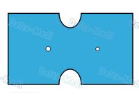 China Disposable Sterile Gynaecology / Cystoscopy Drape With Diamond Circular Aperture Plain for sale