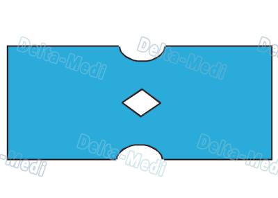 China Disposable Sterile Gynaecology / Cystoscopy Drape With Diamond Circular Aperture Plain for sale