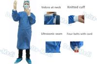 China Barrier Disposable Surgical Gown , SMS Surgery Gown Alcohol Resistant With Towels for sale