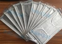 China Individual package 4 ply Face Mask with filter paper & active carbon for sale
