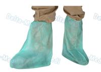 China PP Polypropylene Disposable Shoe Covers Anti Dust Above Ankle To Knee for sale