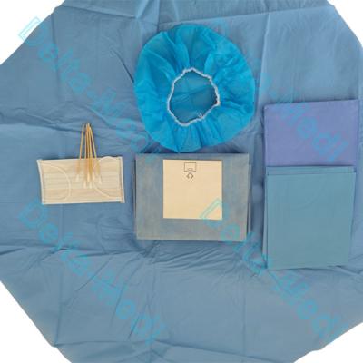 China Ophthalmic Soft Non Woven Sterile Surgical Packs Water Impermeable for sale