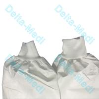 China Waterproof Antistatic Disposable Protective Coveralls Front Zipper for sale