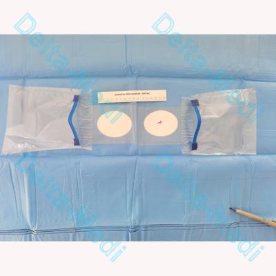 China SMMS Disposable Surgical Packs Ophthalmic Drape Integrated Circle for sale