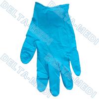 China Blue Ambidextrous Disposable Surgical Gloves For Healthcare Dental for sale