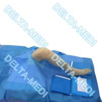 China Blue PP PE Disposable Surgical Packs Around Aperture With SMF Disposable Knee Arthroscopy Pack for sale