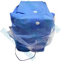 China 50g To 60g SBPP + PE / SMS / SMMS + SMF Disposable Sterile Surgical Urology Drape With Collection Bag for sale