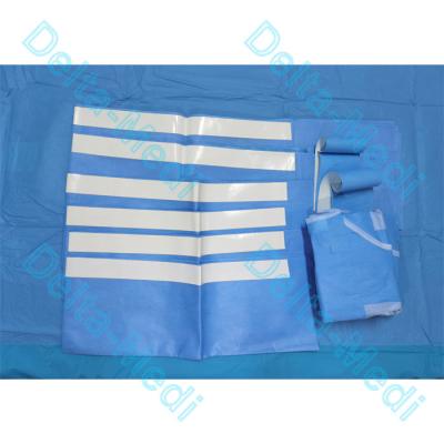 China Reinforced Ophthalmological Sterile Surgical Drapes With Fenestration for sale