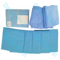 China Surgical Ophthalmological Fenestrated Drapes Disposable SBPP PE Material for sale