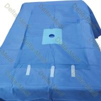 China PP SMS material Upper Extremity Disposable Surgical Drapes With Tube Holders for sale