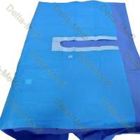 China Reinforced SMF Lower Extremity Disposable Surgical Drapes 20g 60g With Fenestration for sale