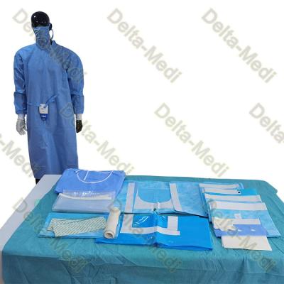 China SMS SMMS SMMMS SMF Hip Disposable Surgical Pack Impermeable 20g - 60g for sale