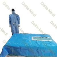 China Reinforced SBPP PE Hip Disposable Surgical Drape With Dislocation Bags for sale