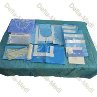 China Reinforced SBPP PE Hip Disposable Surgical Drape With Dislocation Bags for sale
