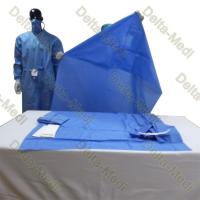 China Reinforced 20-60g Surgical Dental Pack Disposable Dental Drapes With Adhensive Fenestration for sale