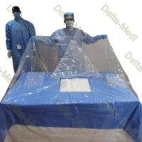 China Vertical Isolation Pack Disposable Surgical Packs With Transparent Polyethylene Drape for sale