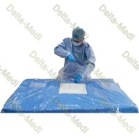 China Disposable Surgical Transparent Polyethylene Vertical Isolation Drape With Incise Film for sale