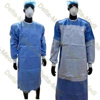 China PP SMS Reinforced Disposable Surgeon Gown For Operation Surgery for sale
