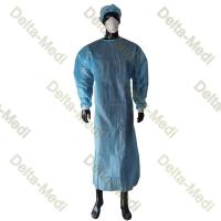 China Sterile Disposable Surgical Gown PP Coated PE Film 20g To 60g for sale