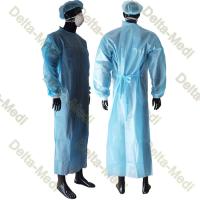 China FDA Non Woven Sterile Medical Gowns Disposable For Operation Surgery for sale