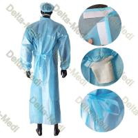 China FN5P Disposable Surgical Gown PP Coated PE Setrile Non Woven for sale