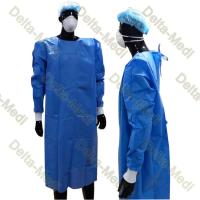 China AAMI PB70 Level 3 Reinforced Sms Surgical Gown Sterile Disposable for sale