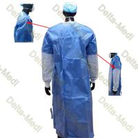 China AAMI PB70 Level 3 Reinforced Sms Surgical Gown Sterile Disposable for sale