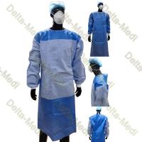 China SMS 35g 40g 45g AAMI Level 3 AAMI Level 4 Surgical Gown Reinforced Gown for sale