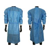China Knitted Reinforced 45g Sterile Surgical Gowns For Patients for sale