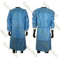 China Non Woven Reinforced Disposable Gowns For Doctors 2 Belts for sale