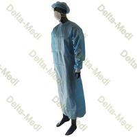 China PP Coated PE Film Disposable Isolation Gowns AAMI Level 2 AAMI Level 3 for sale