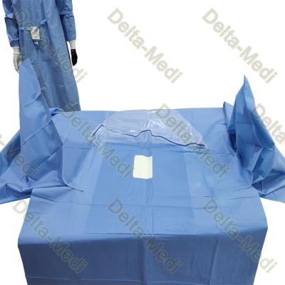 China Reinforced Sterile Gynecology Obstetrics Drapes Pack Integrated With Leggings for sale