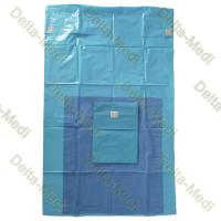 China SMS Sterile Reinforced Orthopedic Drape U Drape With Split Disposable Surgical Pack Set for sale