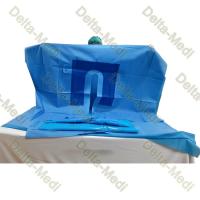 China EENT Disposable Surgical Drapes EENT Split Drape For Eye Ear Nose Throat Surgery for sale