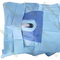 China EENT Disposable Surgical Drapes EENT Split Drape For Eye Ear Nose Throat Surgery for sale