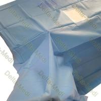 China Thyroid Disposable Surgical Drapes With Square Fenestration And Tube Holders for sale