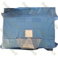 China Sterile Craniotomy Drape With Fenestration Incise Film And Fluid Collection Pouch for sale