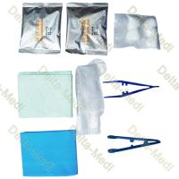 China Disposable Sterile Perineal Care Kit With Underpad Cotton Ball Gloves Utility Drape for sale