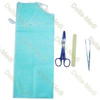 China Oral Care Kit Disposable Surgical Kits With Bib Gloves Cotton Ball Tongue Depressor for sale