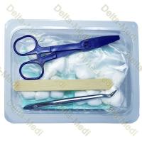 China Oral Care Kit Disposable Surgical Kits With Bib Gloves Cotton Ball Tongue Depressor for sale