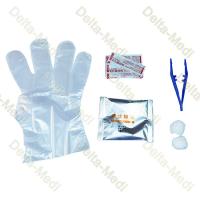 China Sterile Disposable Surgical Kits Debridement Kit With Cotton Ball Forceps Gloves Band Aid for sale